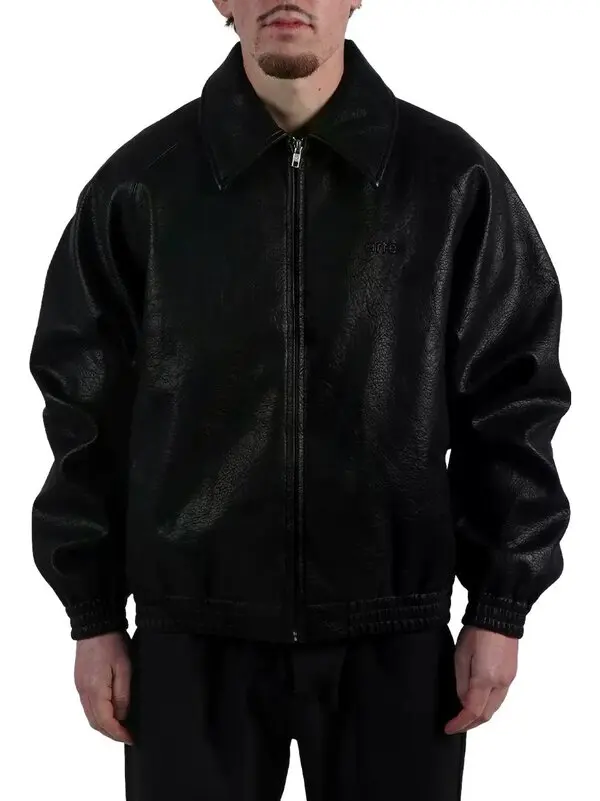 ARTE ANTWERP Zip-up Bomber Jacket - Black
