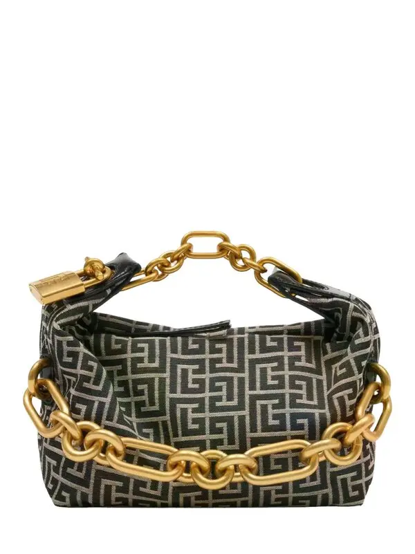 Balmain Mini Sync Chain Tote Bag - Black