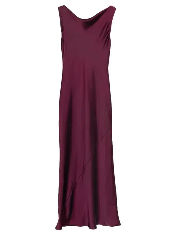 Norma Kamali Cowl-neck Maxi Dress - Purple