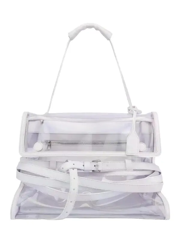 Moschino Tie Me Tote Bag - White