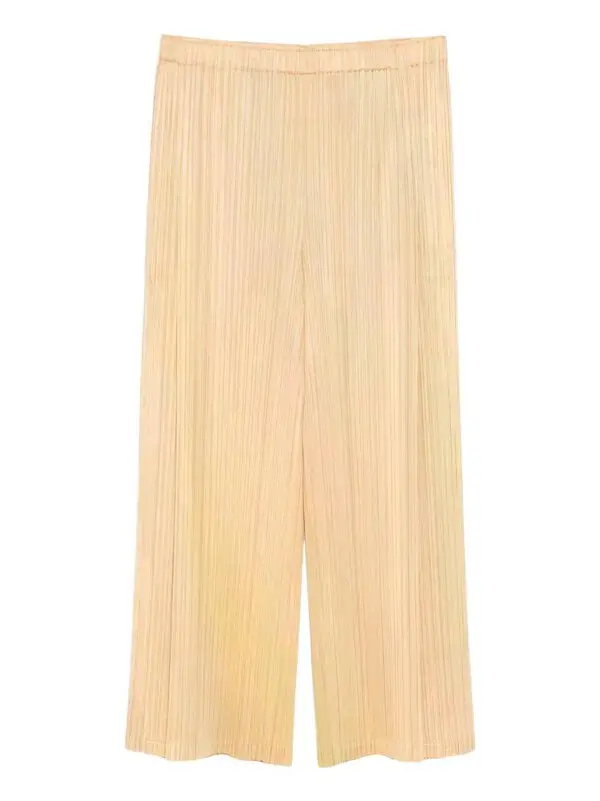 Issey Miyake Pleated Trousers - Yellow
