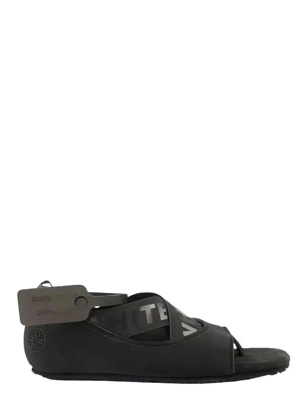 Off-White X Virgil Abloh Yoga Flat Sandals - Black