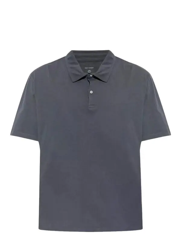 Officine Générale Bruno Button Polo Shirt - Black