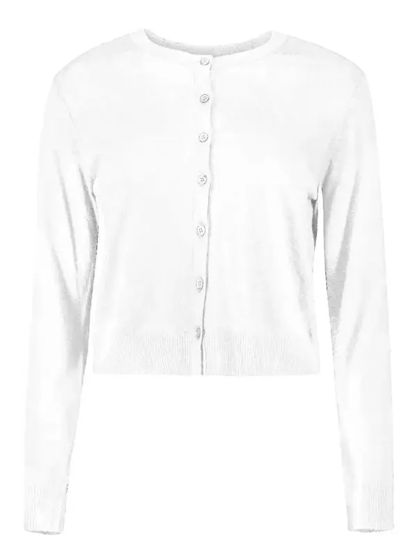 LARS ANDERSSON Crew-neck Cardigan - White