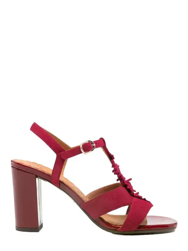 Chie Mihara Balia Suede Sandals - Red