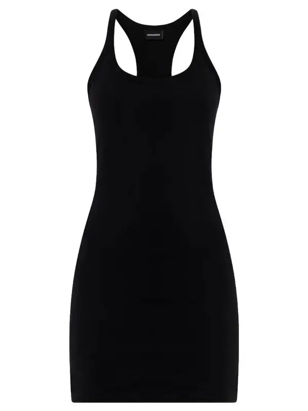 Dsquared2 Racerback Mini Dress - Black