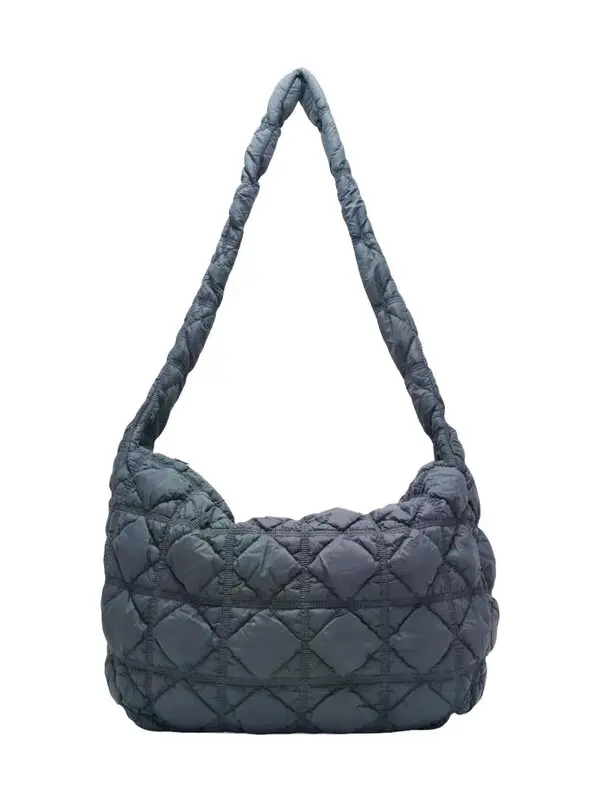 CARLYN Quilted Shoulder Bag - Grey