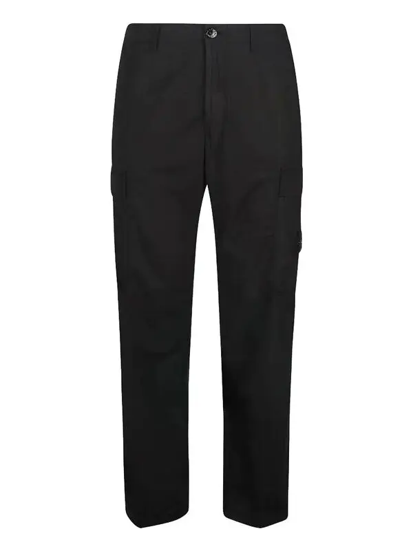 Stone Island Compass Badge Cargo Trousers - Black
