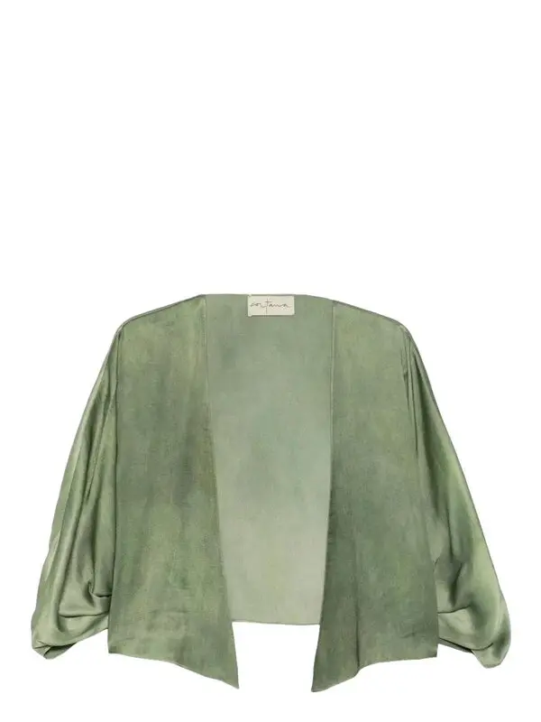 CORTANA Tie-front Jacket - Green