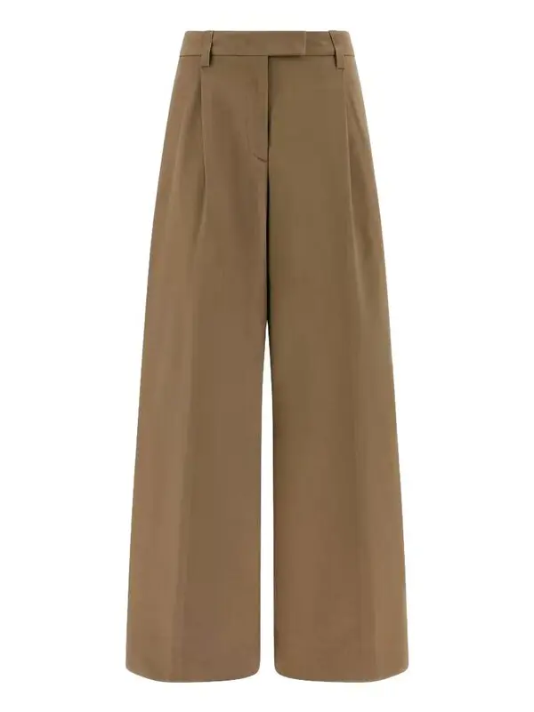 THELATEST Deva Pleated Trousers - Brown