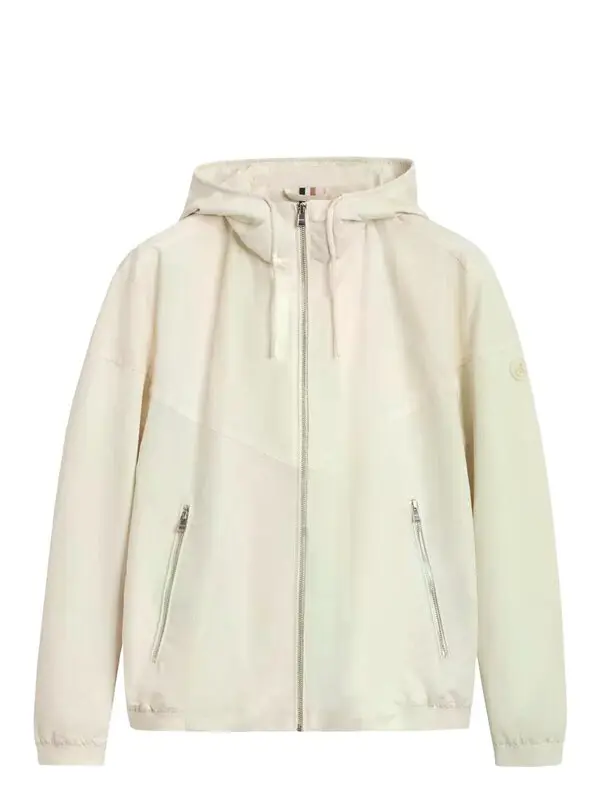 BOSS Hooded Zipped Jacket - White