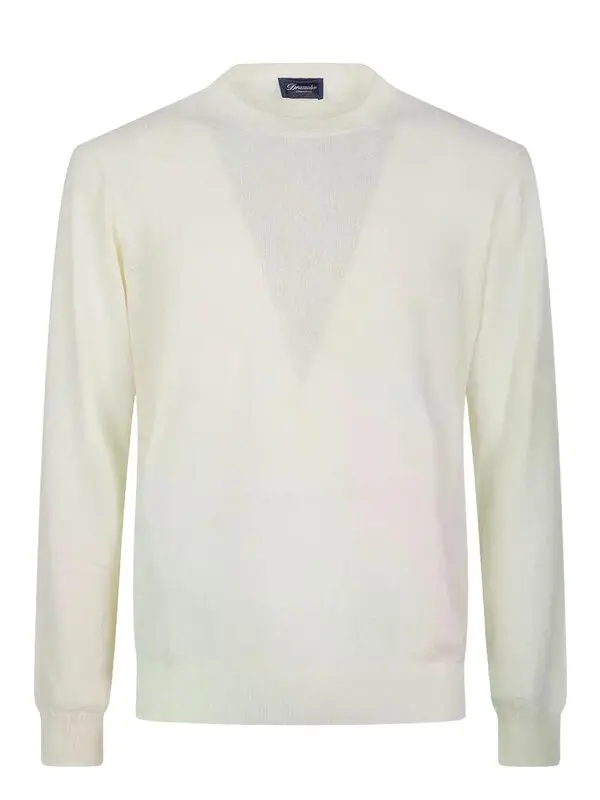DRUMOHR Crew-neck Knitted Sweater - Neutrals