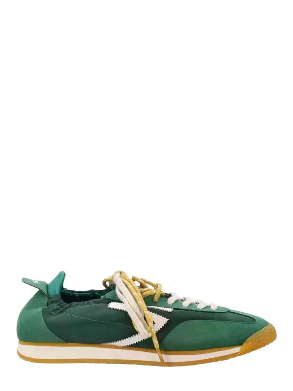 PURAAI Panther Appliquéd Sneakers - Green