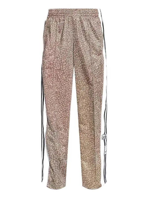 Adidas Print Stripe Trousers - Brown