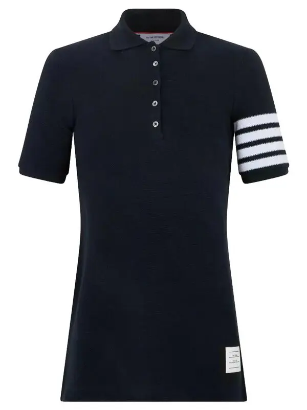 Thom Browne 4-bar Polo Dress - Blue