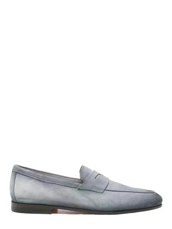 Santoni Carlo Ls Penny Loafers - Grey