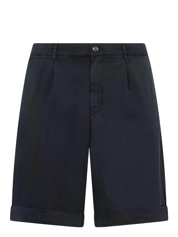 MOORER Turn-up Trousers - Blue