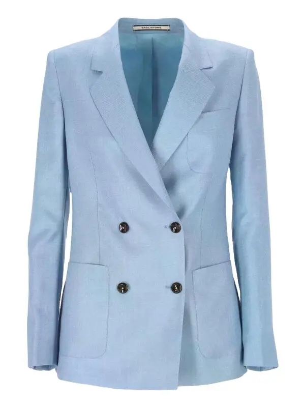 Tagliatore Nayade Double-breasted Blazer - Blue