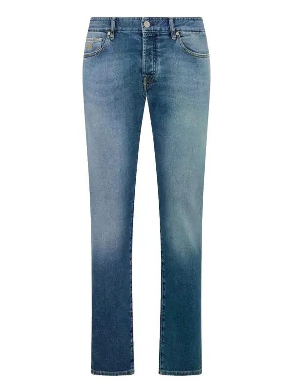 MOORER Five-pocket Jeans - Blue
