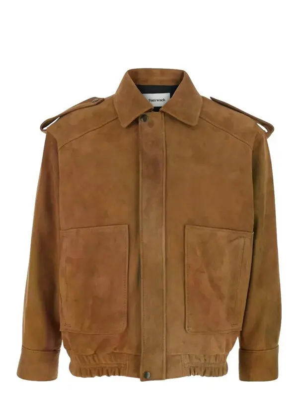 TONYWACK Leather Jacket - Brown