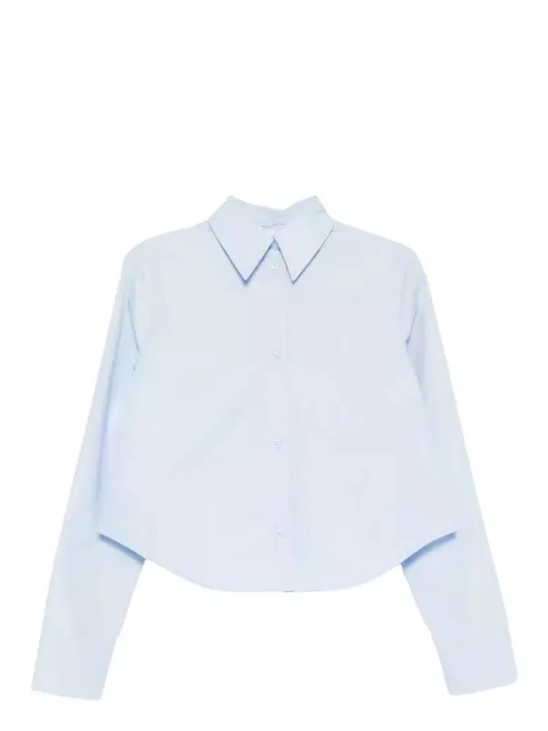 Sportmax Pocket Crop Shirt - Blue