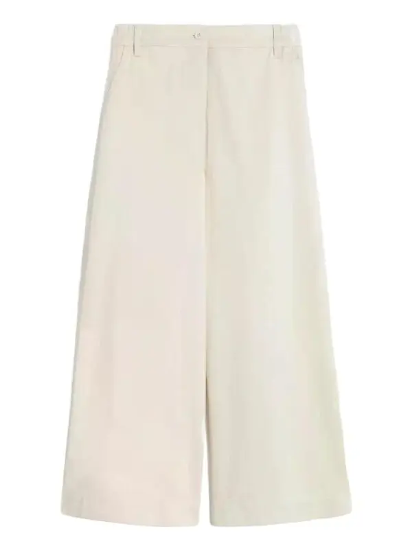 Max Mara Wkdariete Button Trousers - Neutrals