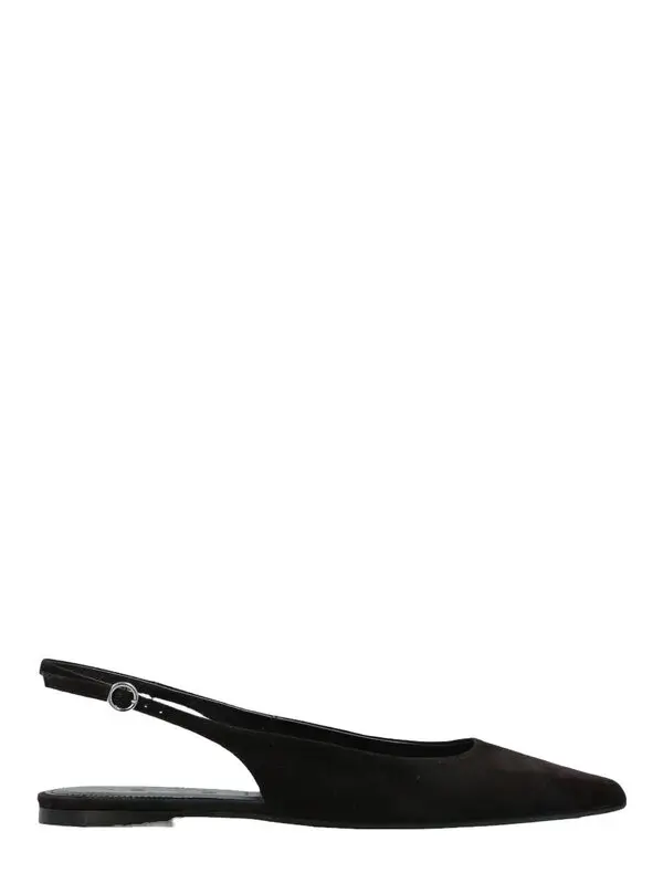 AeydĒ Annora Pointed Flat Pumps - Brown