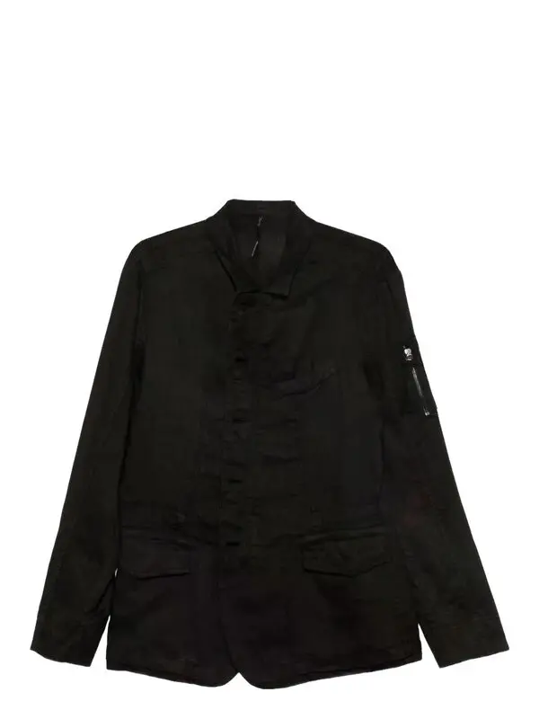 Masnada Pocket Zip Jacket - Black