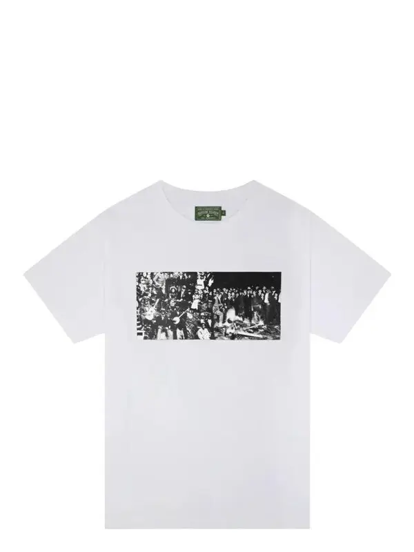 DENIM TEARS Entertainment Short-sleeve T-shirt - White