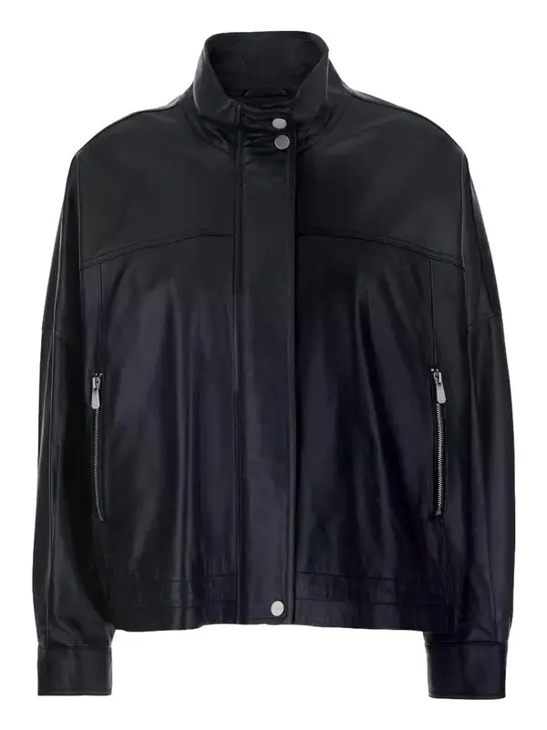 Pinko Zip Collar Jacket - Black