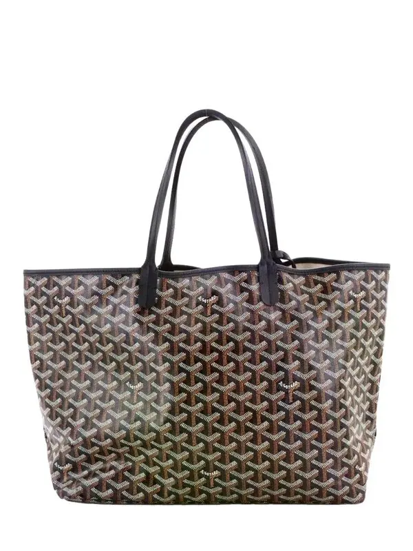 Goyard Saint Louis Coated Canvas Pm Tote Bag - Black