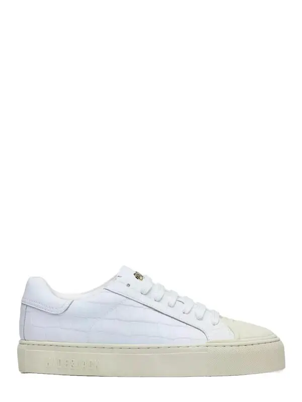 HIDE&JACK Embossed Leather Sneakers - White