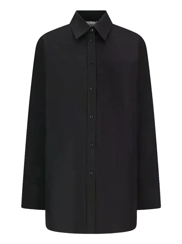 Sportmax Nespola Pleated Shirt - Black