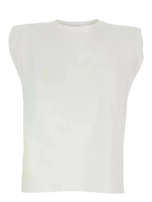 Ag Shoulder Detail T-shirt - White