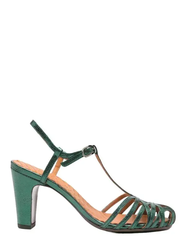 Chie Mihara T-strap Cut-out Pumps - Green