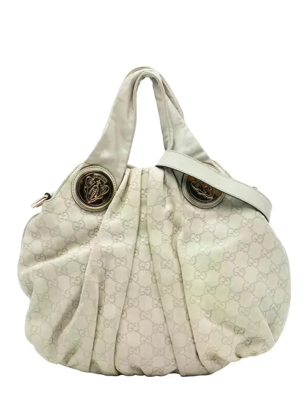 Gucci Medium Sima Hysteria Satchel - White