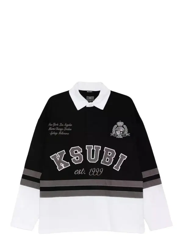 Ksubi Duke Rugby Polo Shirt - Black