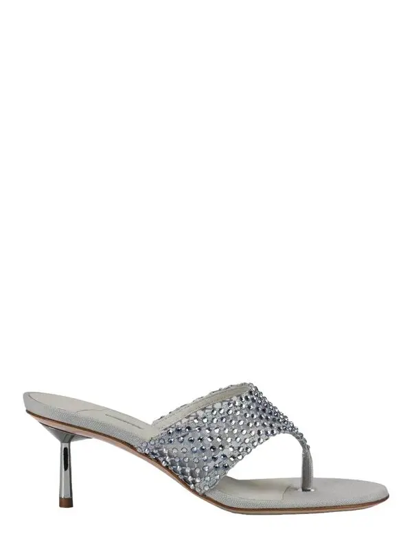 LE SILLA Gilda Embellished Sandals - Grey