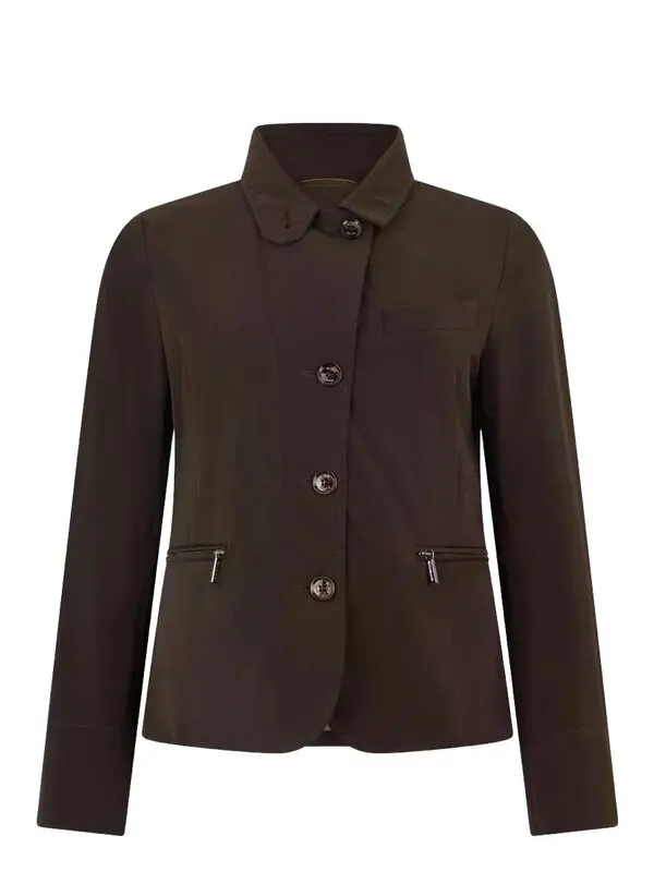 MOORER Button-up Jacket - Brown