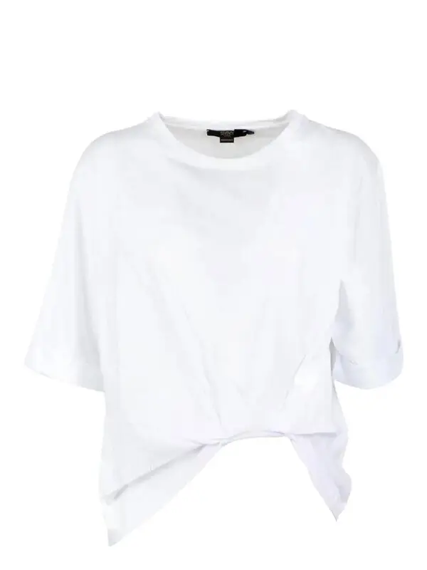 Seventy Knotted Short-sleeve T-shirt - White