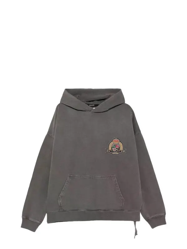 Ksubi Krest Ekcess Embroidered Hoodie - Grey