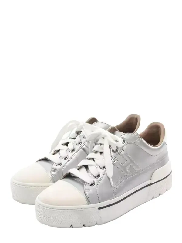 Hermès Voltage Calf Leather Sneakers - Grey