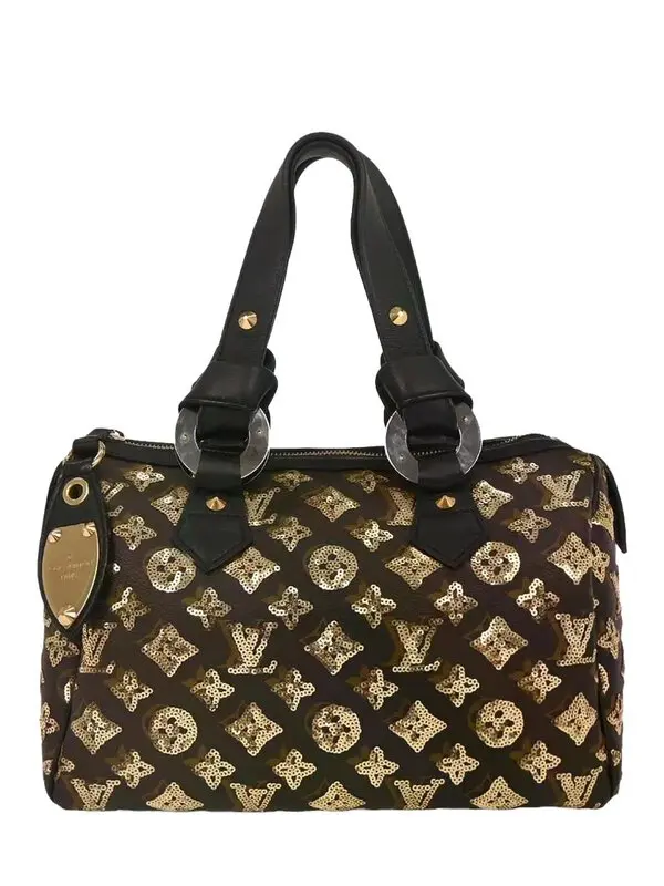 LOUIS VUITTON 30 Speedy Monogram Shoulder Bag - Brown