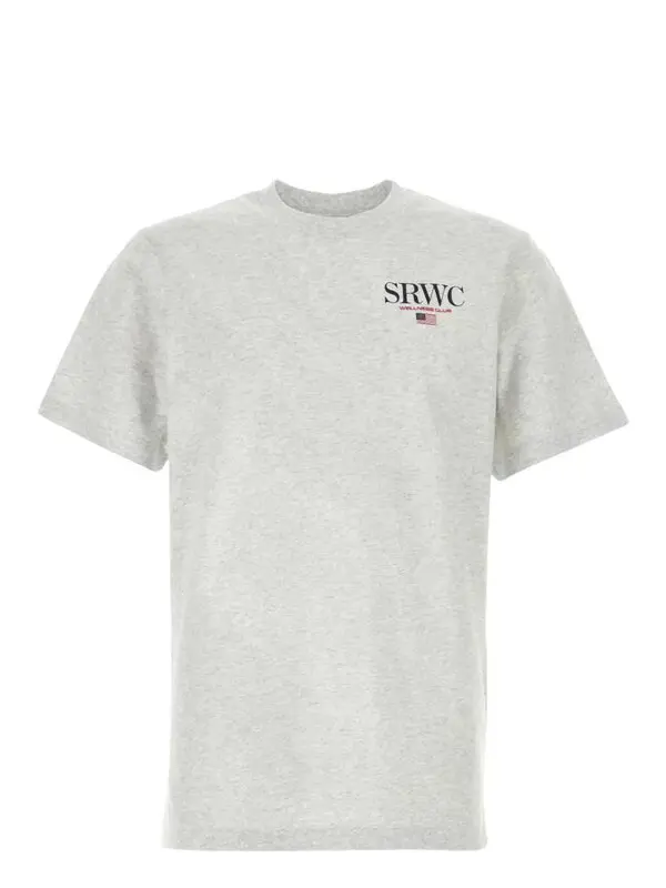 SPORTY & RICH Logo-print T-shirt - Grey