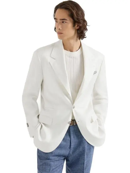 Brunello Cucinelli Gabardine Blazer - Panama