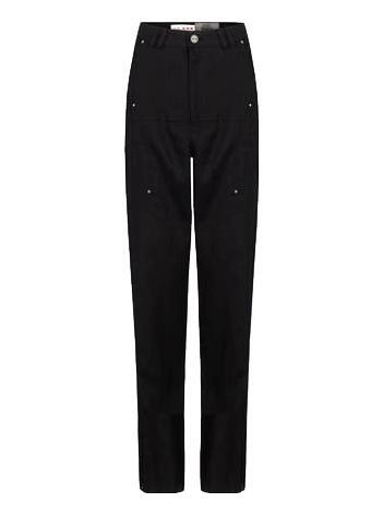 PCFG Daydreamers Linen Blend Suit Trousers - Black