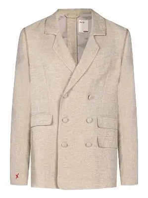 PCFG Free Heaven Linen Oversized Blazer - Beige