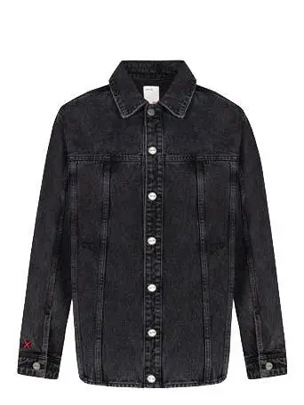 PCFG Pure Cotton Distressed Denim Jacket - Blue