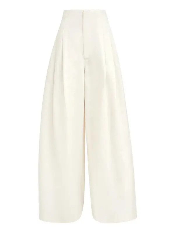 Brunello Cucinelli Maxi Trousers - Butter