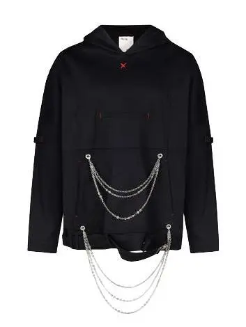 PCFG Free Heaven Chain Hoodie - Black